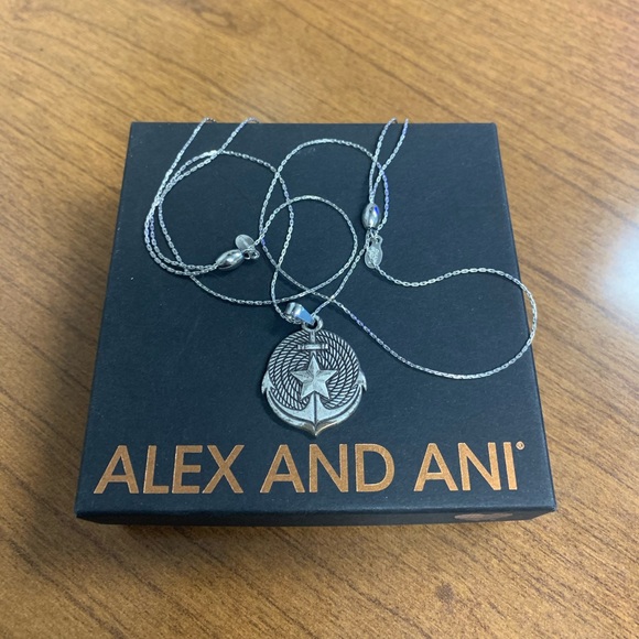 Alex and Ani | Jewelry | Alex And Ani Anchor Expandable Necklace | Poshmark